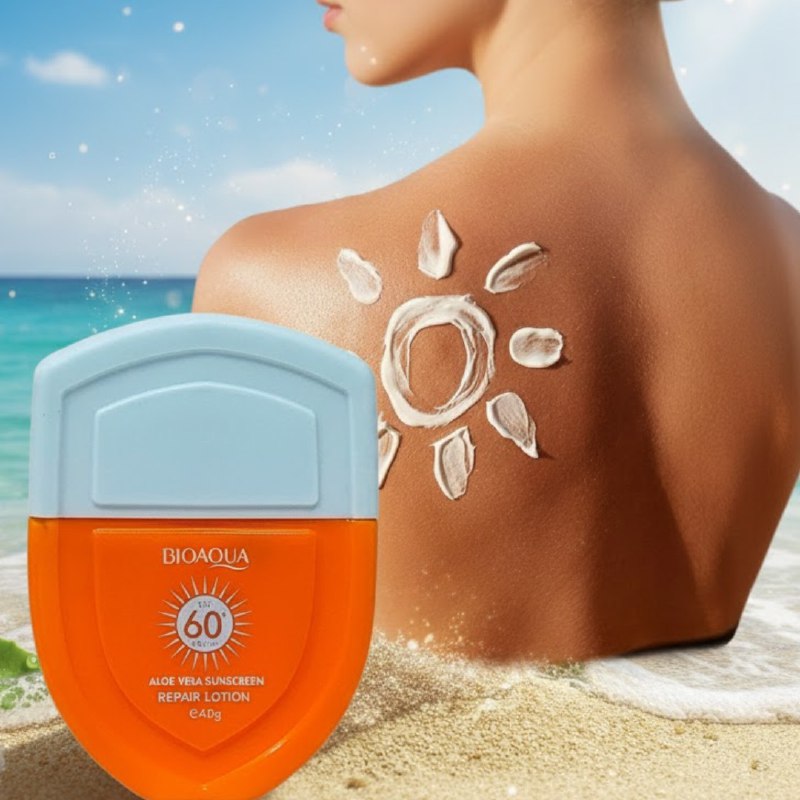 PROTECTOR SOLAR EN CREMA DE ALTA PROTECCION DE ALOE VERA BIOAQUA 40G